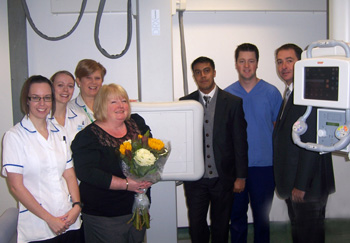 First Patient Examined On The New Carestream DRX-Evolutions In Ebbw Vale